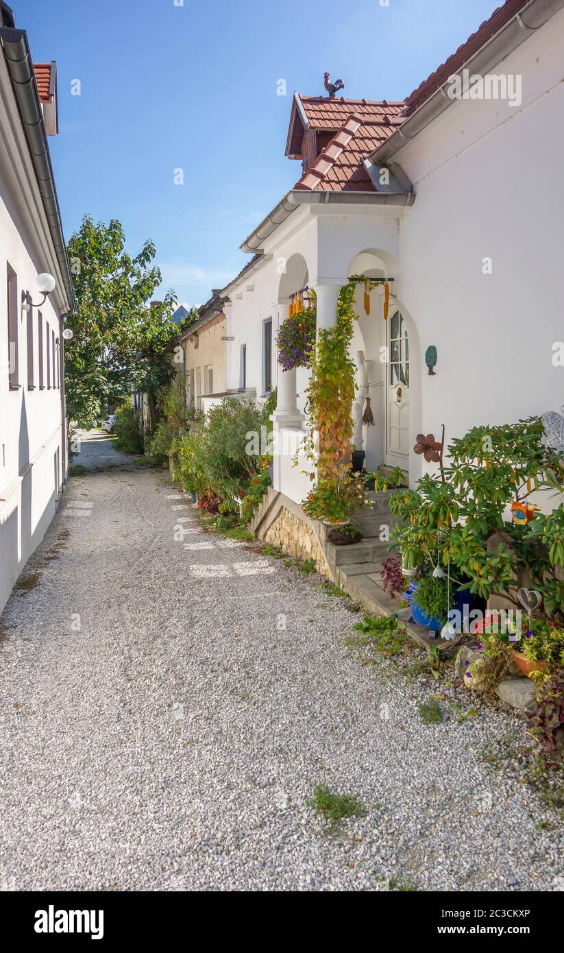 idyllic town named Mörbisch am See, located at the Lake Neusiedl in the ...