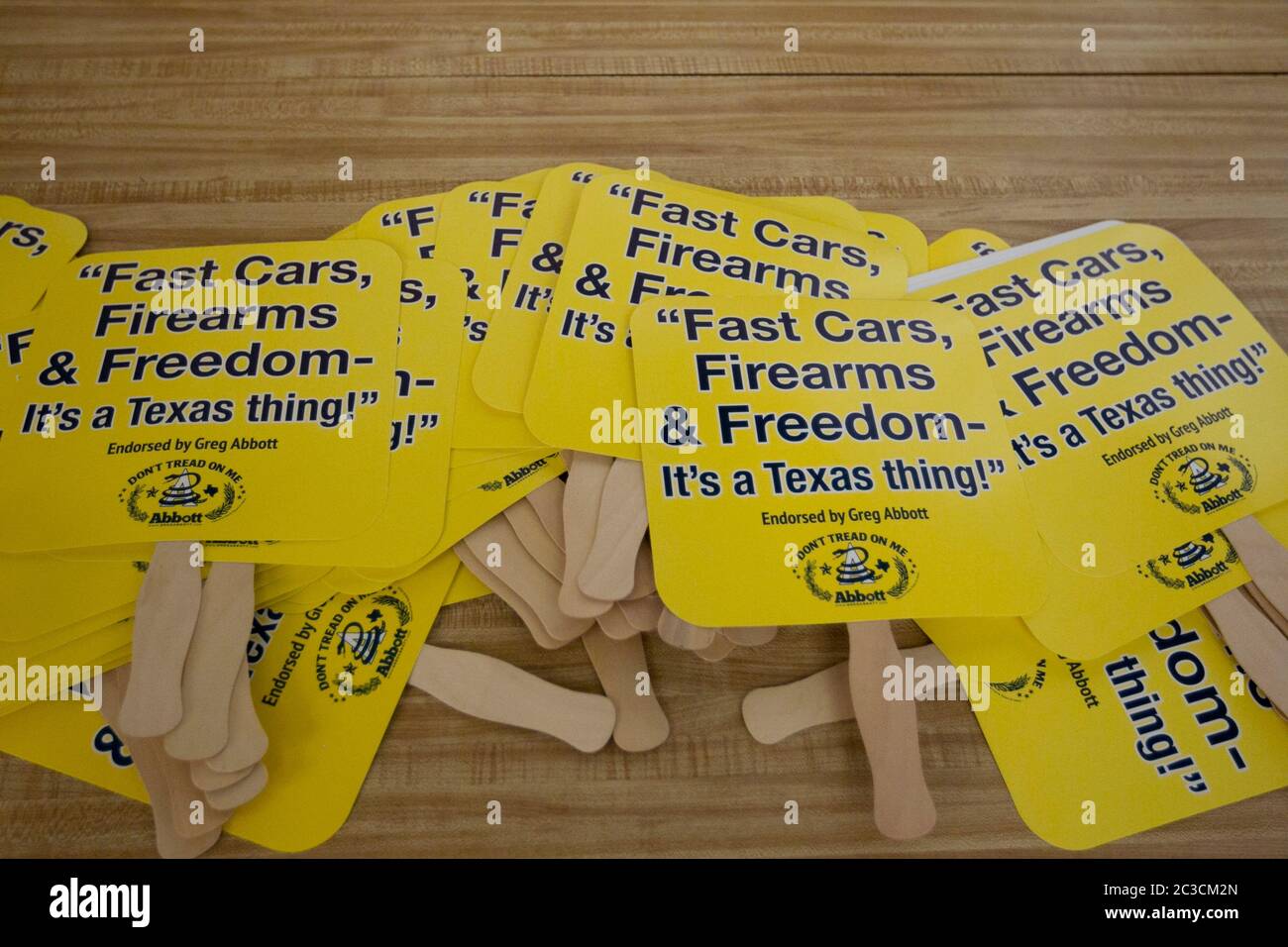 Greg abbott campaign slogan hi-res stock photography and images - Alamy