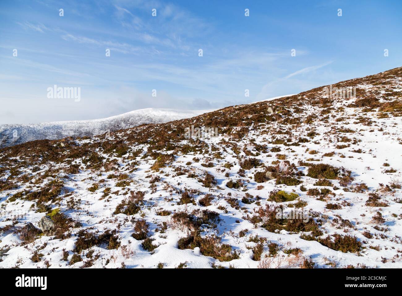 Snow in the the Paps of Anu, Co Kerry, Ireland Stock Photo - Alamy