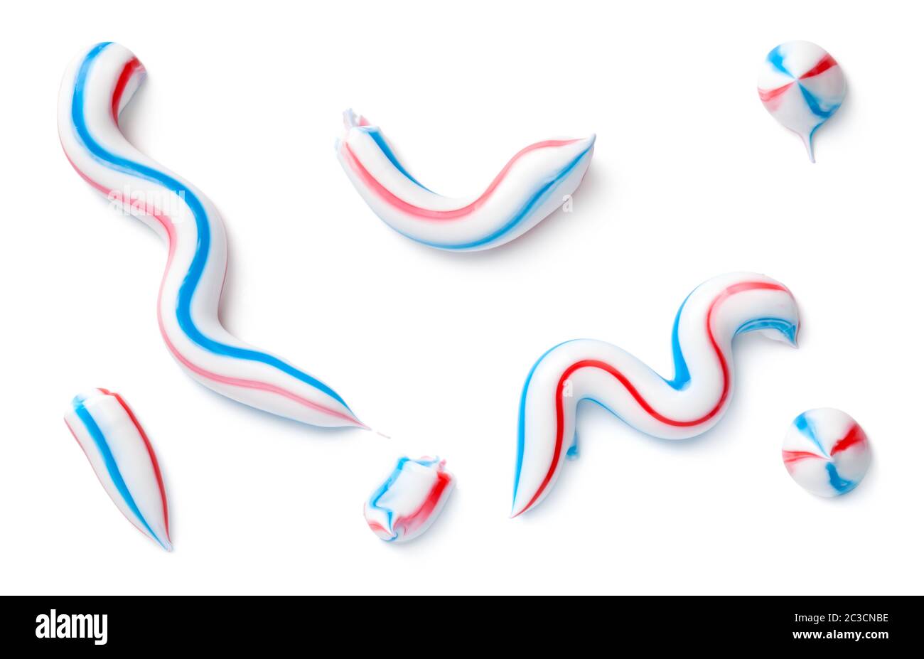 Red white blue toothpaste Cut Out Stock Images & Pictures - Alamy