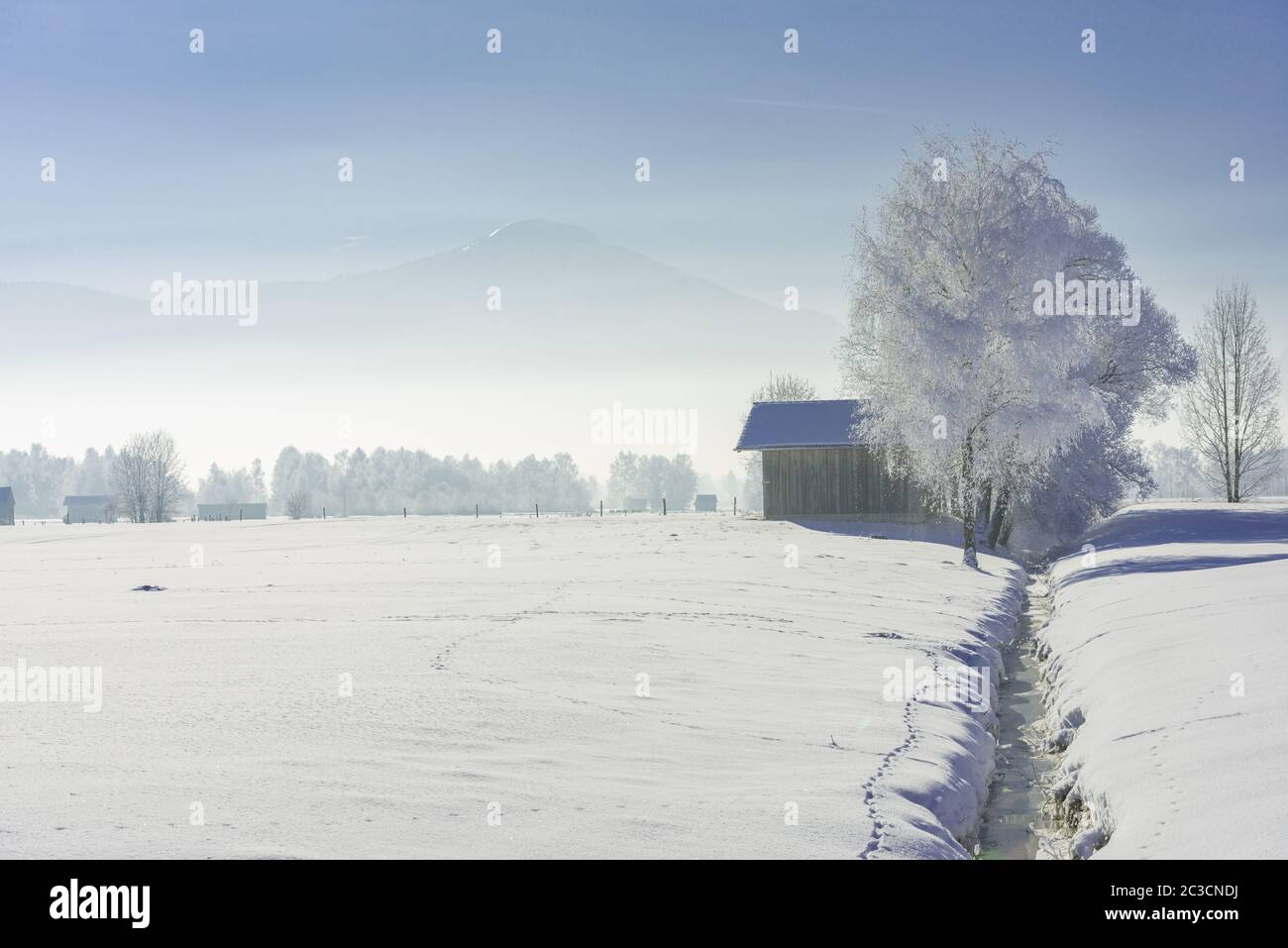 Alpine fog trail hi-res stock photography and images - Alamy