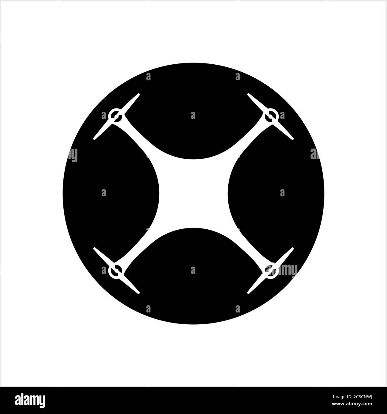 Drone Icon, Drone Vector Art Illustration Stock Vector Image & Art - Alamy