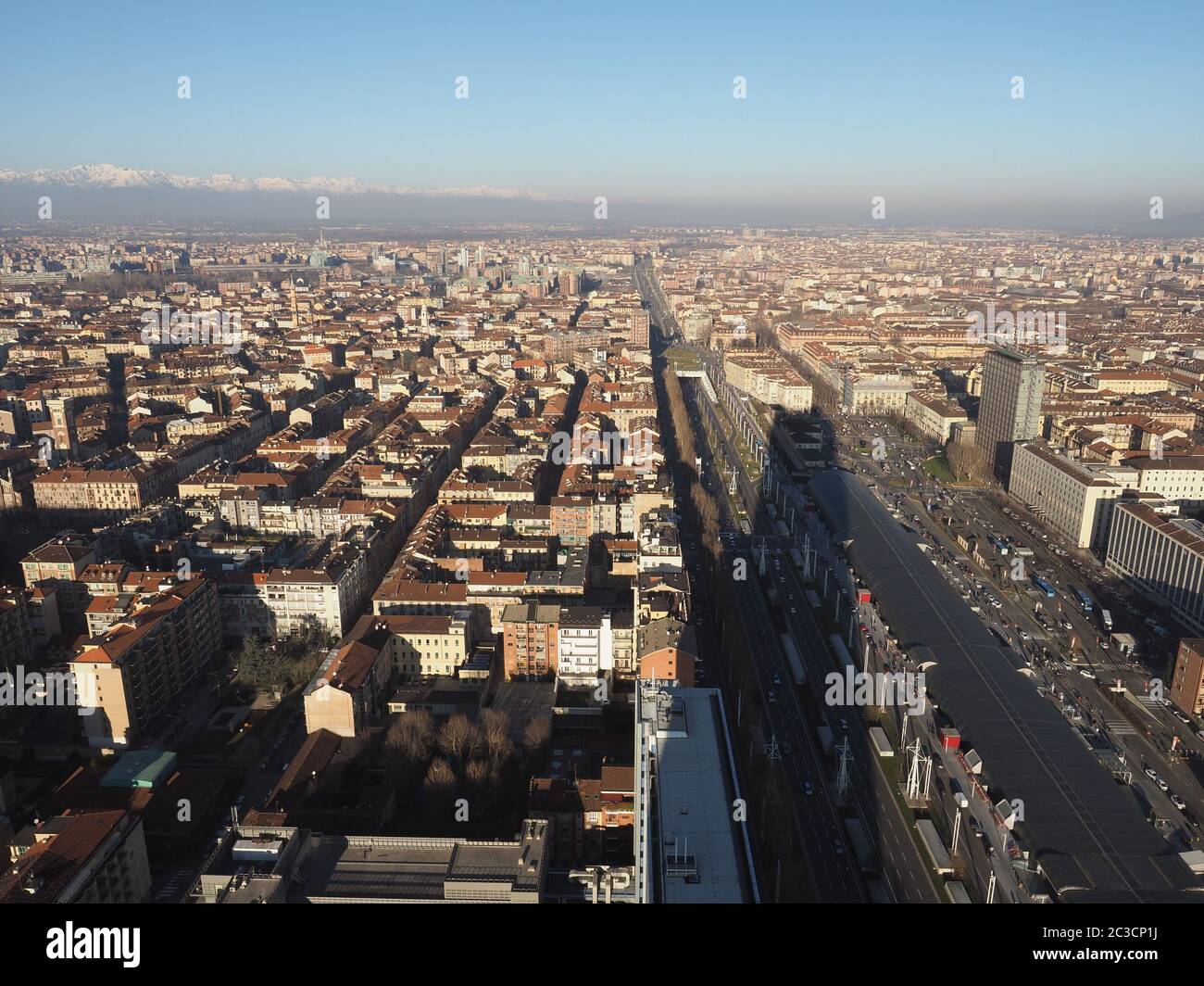 Aerial view of the city of Turin, Italy Stock Photo - Alamy