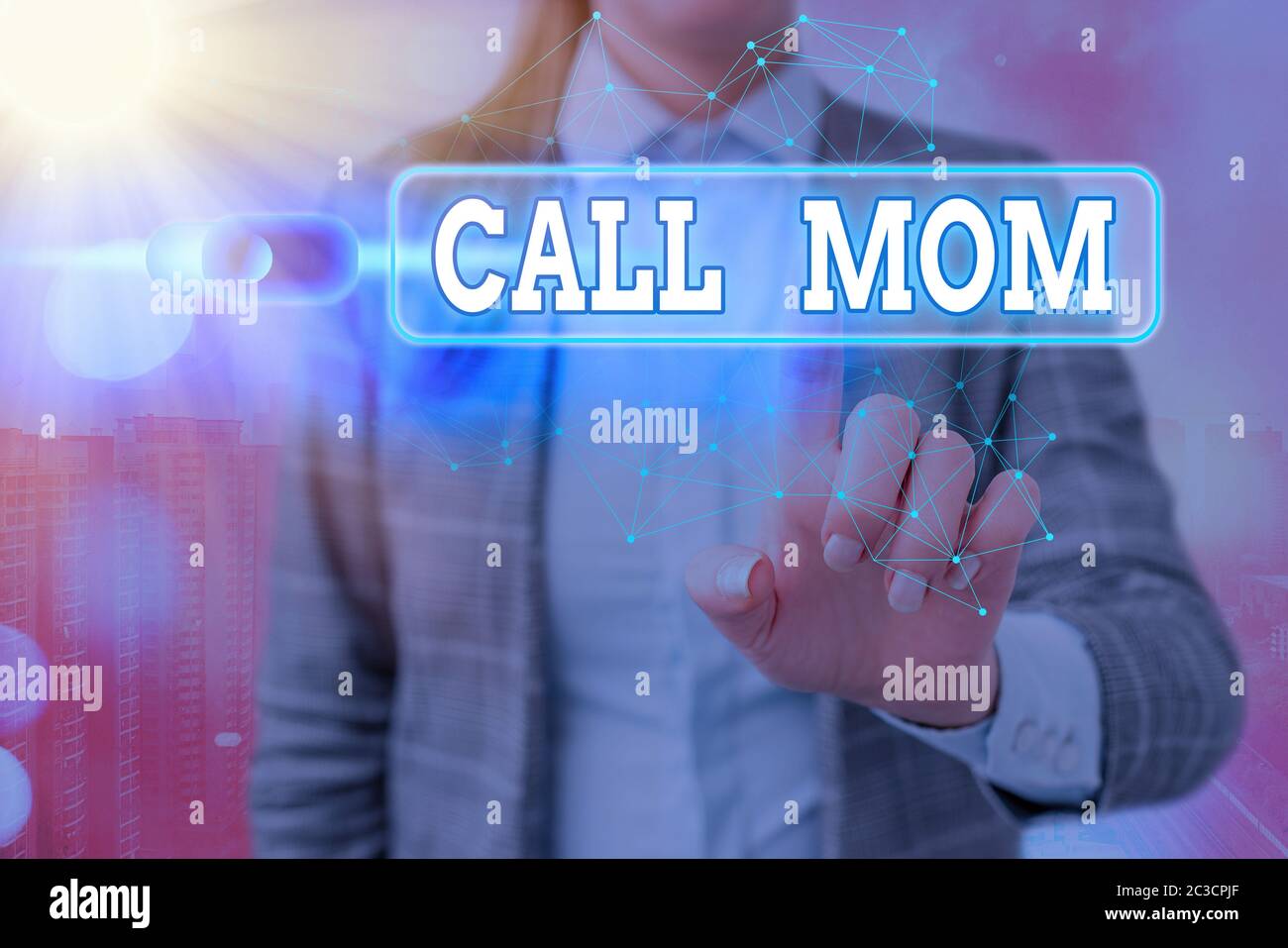 Word writing text Call Mom. Business photo showcasing Attempting to ...
