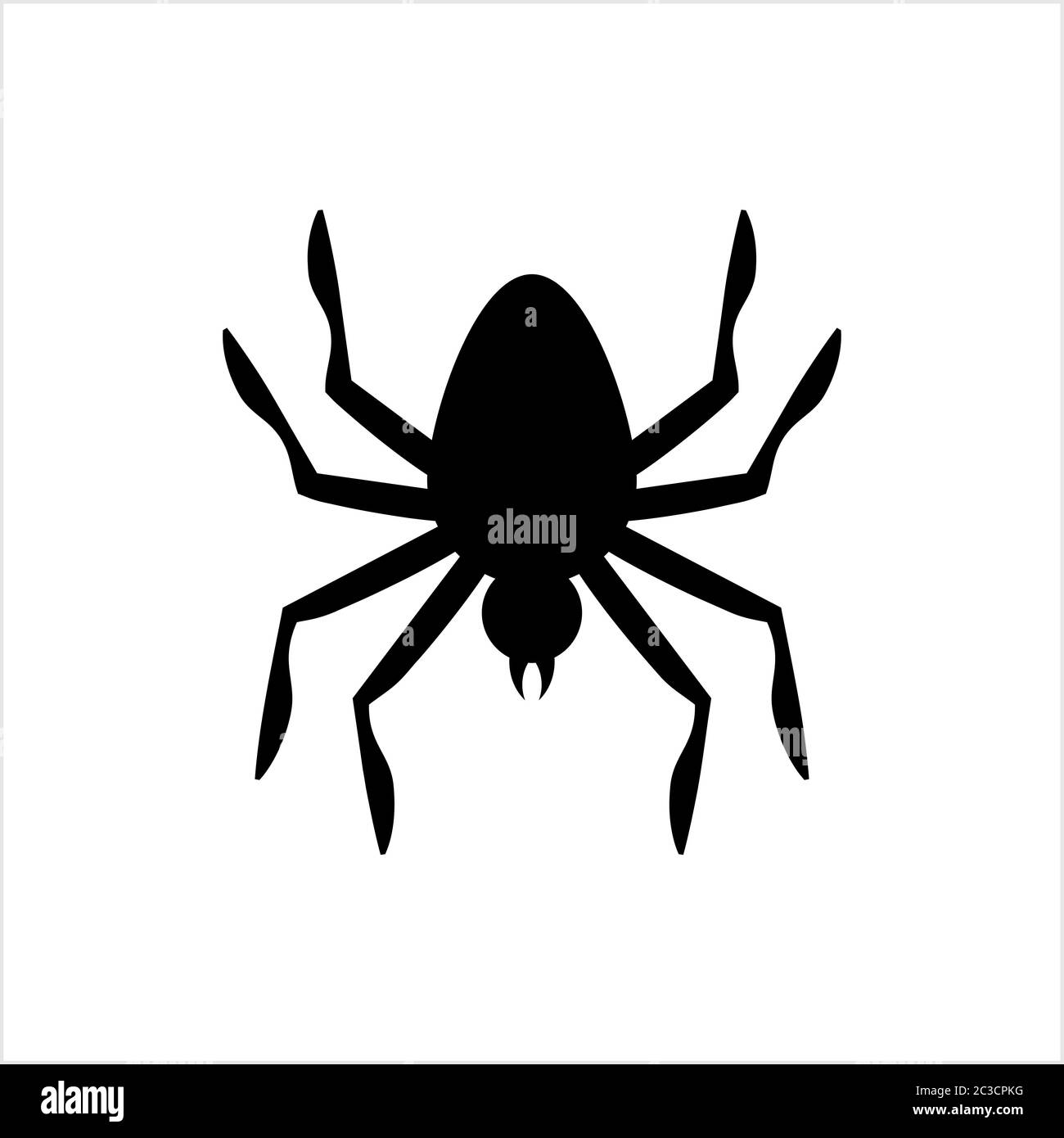 Spider Icon, Spider Vector Art Illustration Stock Vector Image & Art ...
