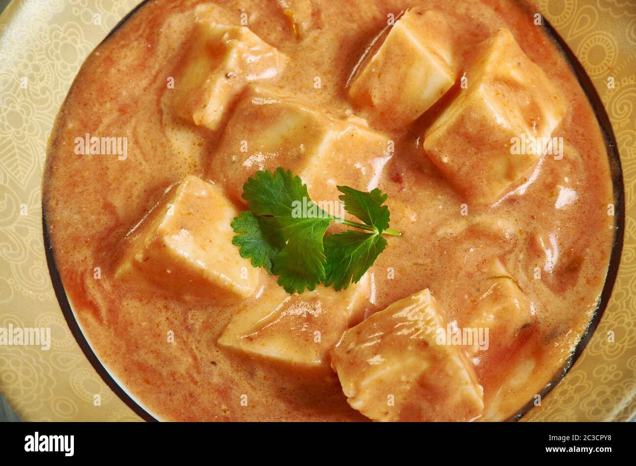 Kashmiri Paneer Chaman Stock Photo - Alamy
