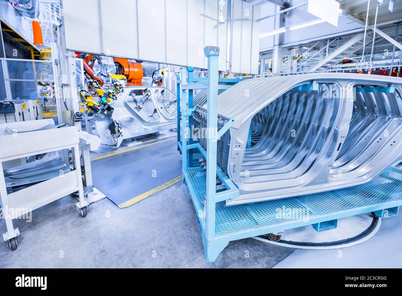 spare parts in a car factory Stock Photo - Alamy