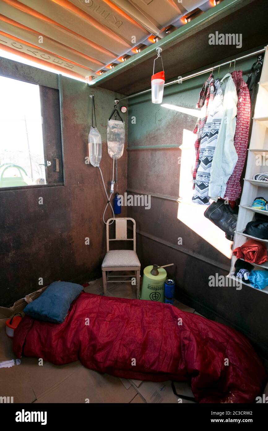 Austin Texas USA, February 12, 2014: Interior of 330-square-foot ...