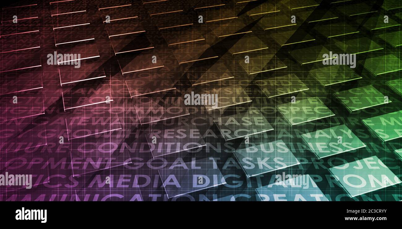 Science Technology Discovery with Company Vision as Art Stock Photo - Alamy