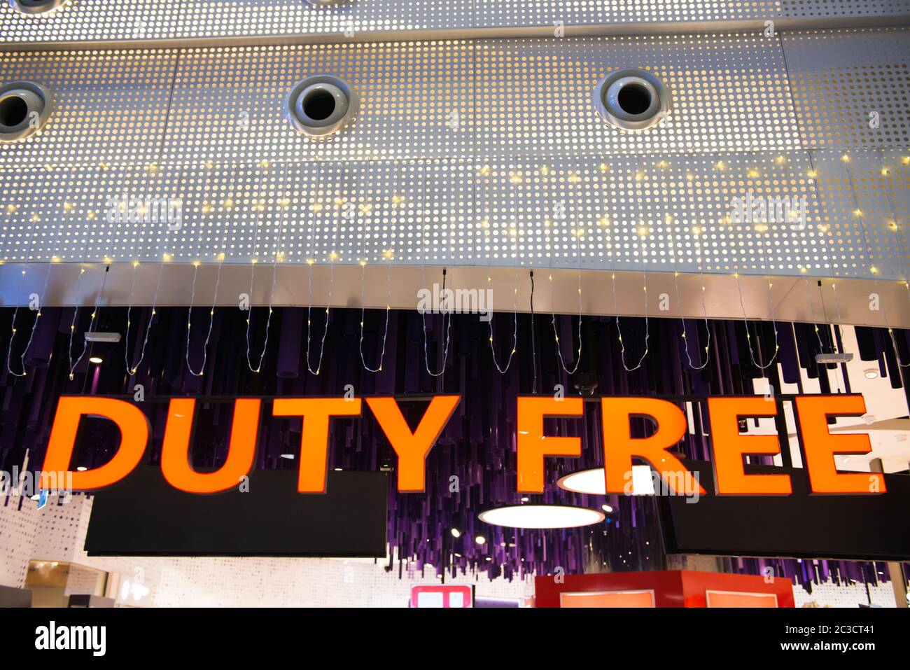 Duty free tax free store hi-res stock photography and images - Alamy