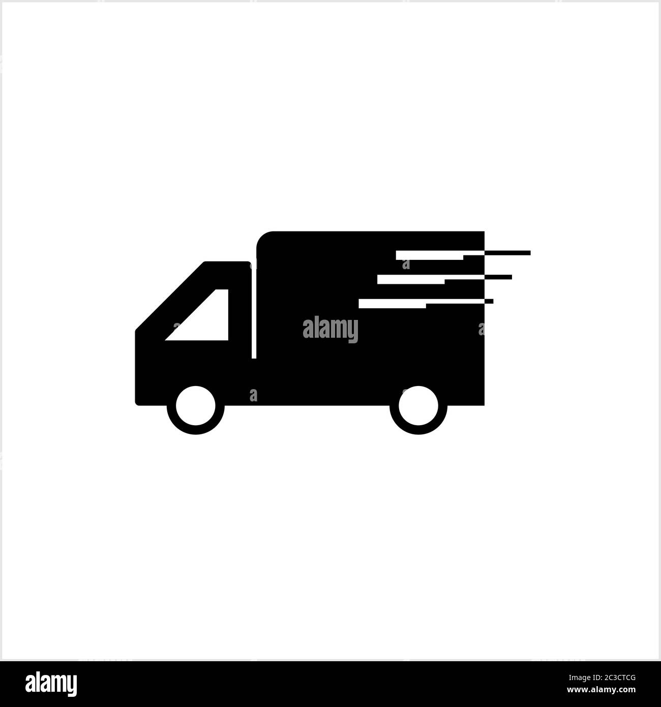 Shipping Truck Icon Vector Art Illustration Stock Vector Image & Art ...