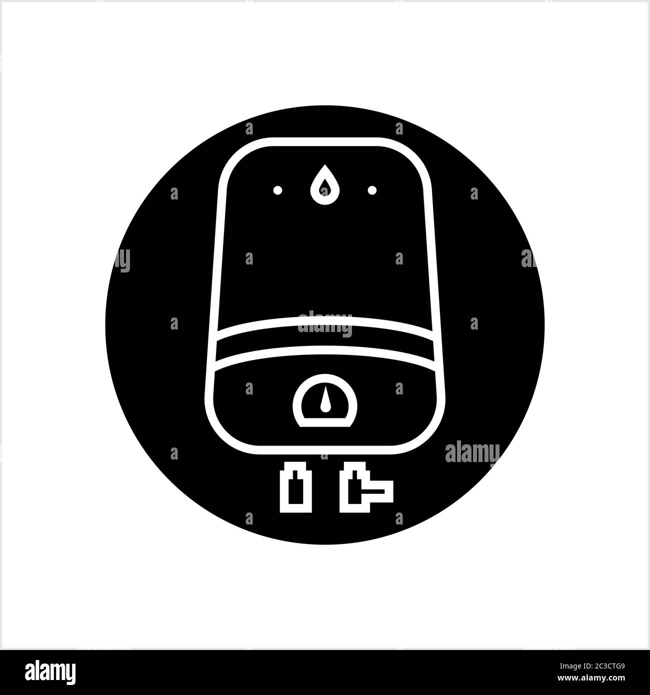 Geyser Icon, Design Vector Art Illustration Stock Vector Image & Art ...