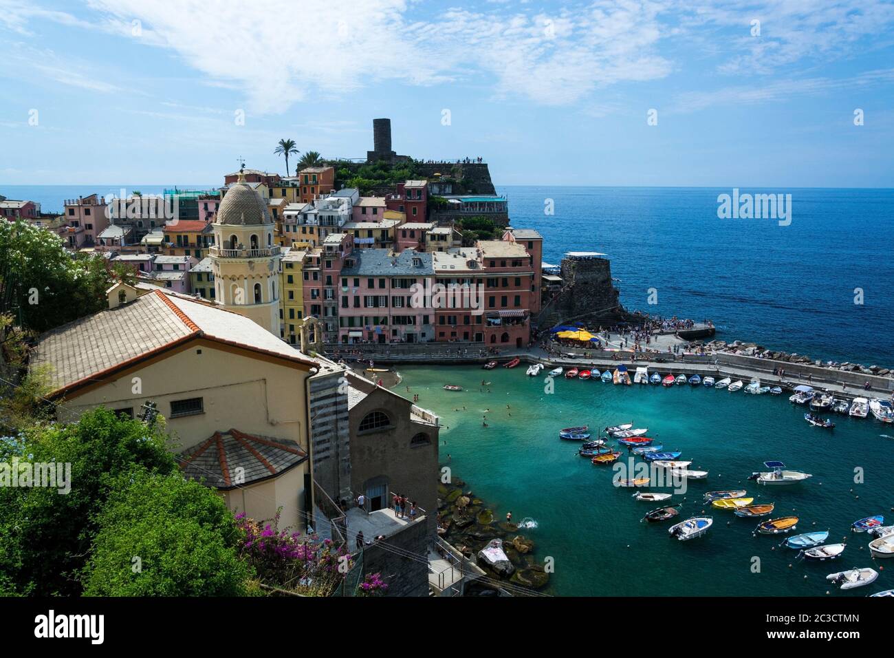 The small fishing village Vernazza is probably the most characteristic ...