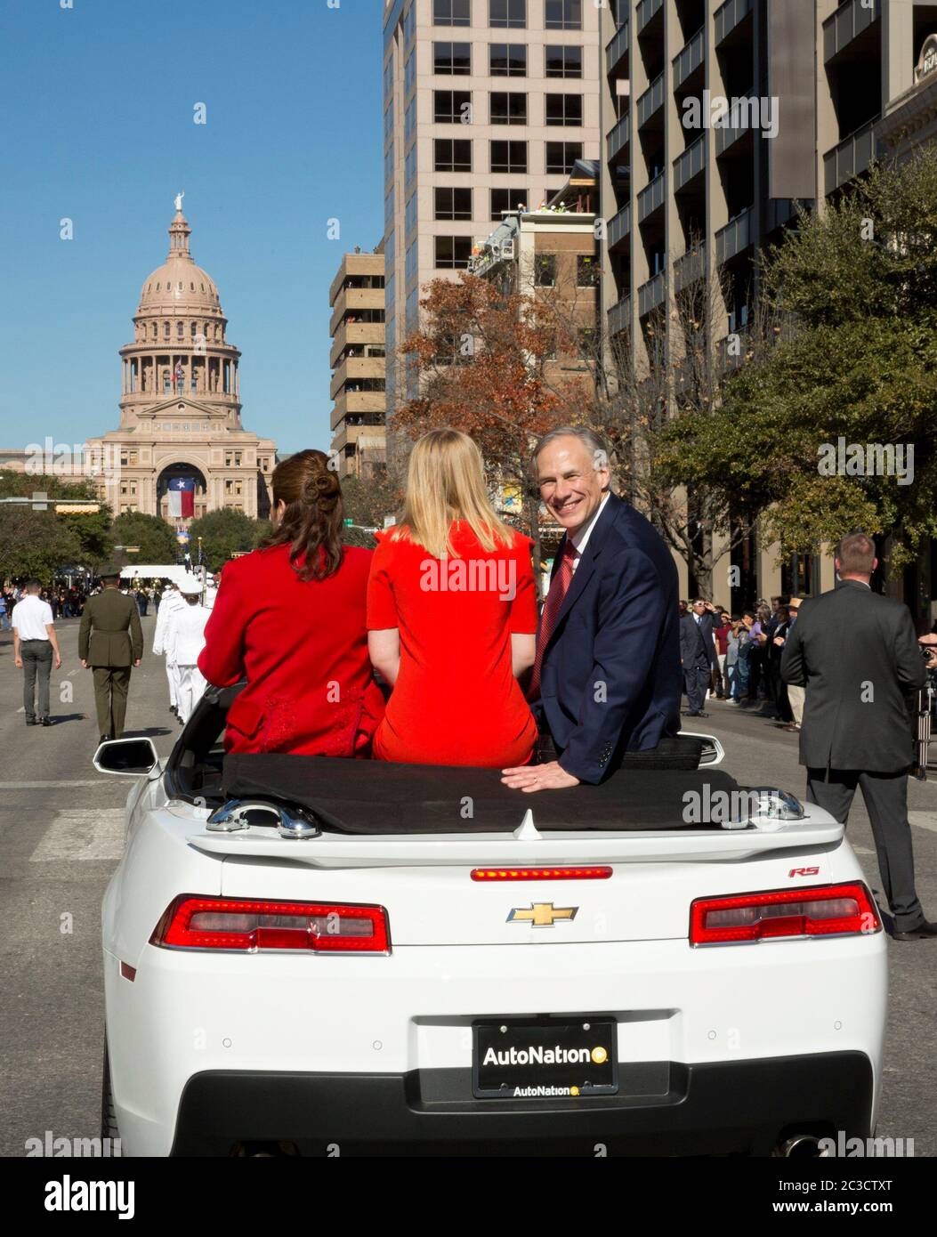 January 20, 2015, Austin, Texas USA: Governor of Texas inaugural parade ...