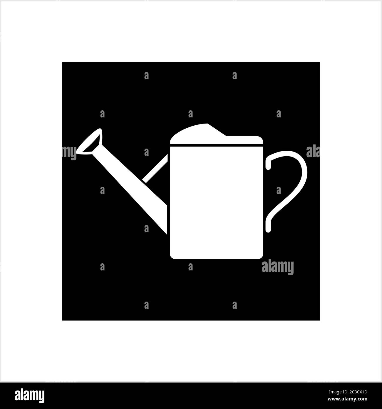 Watering Can Icon Vector Art Illustration Stock Vector Image & Art - Alamy