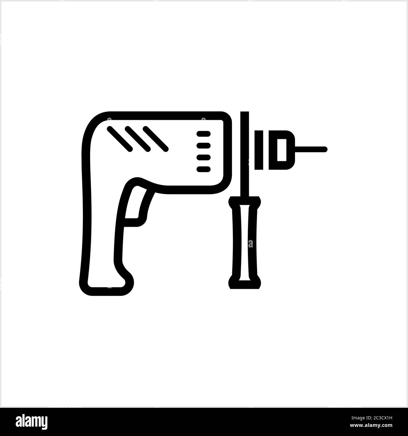 Drill Machine Icon, Machine Tool Icon Vector Art Illustration Stock ... Drill Machine Icon, Machine Tool Icon Vector Art Illustration Stock ...