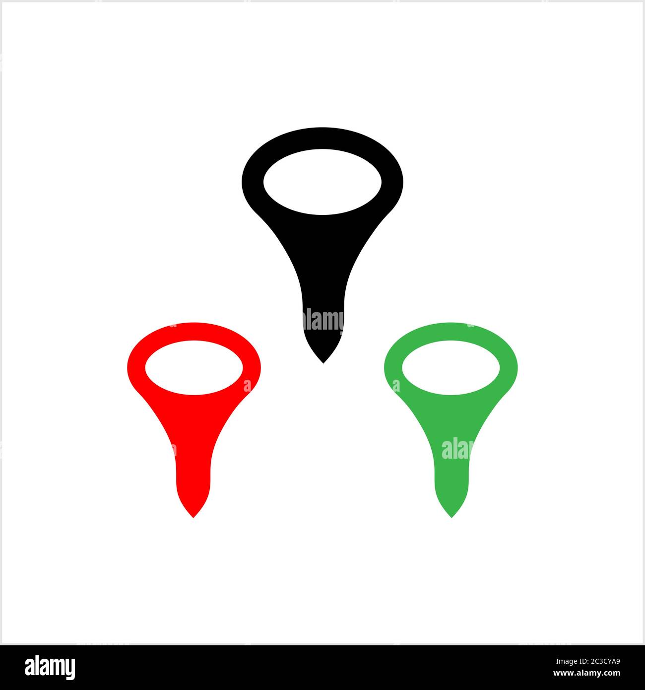 Location Pin Icon Vector Art Illustration Stock Vector Image & Art - Alamy