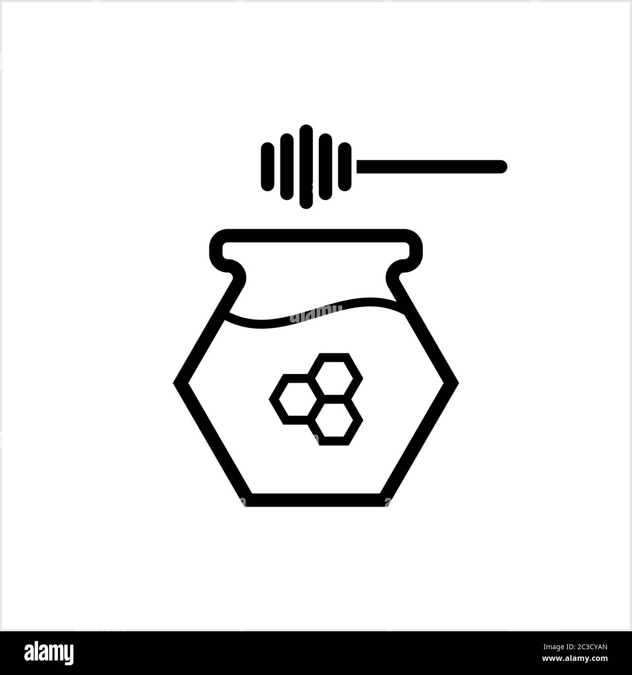Honey jar Black and White Stock Photos & Images - Alamy