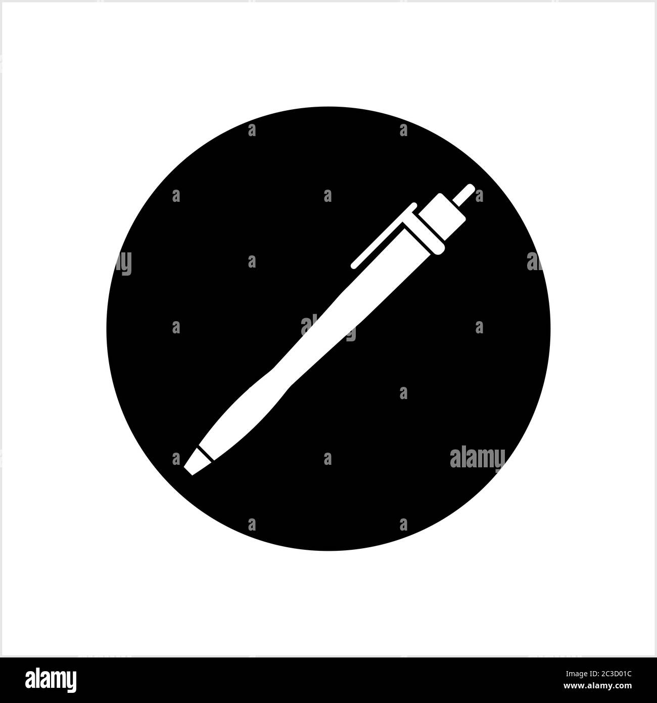 Pen Icon, Creative Design Vector Art Illustration Stock Vector Image ...