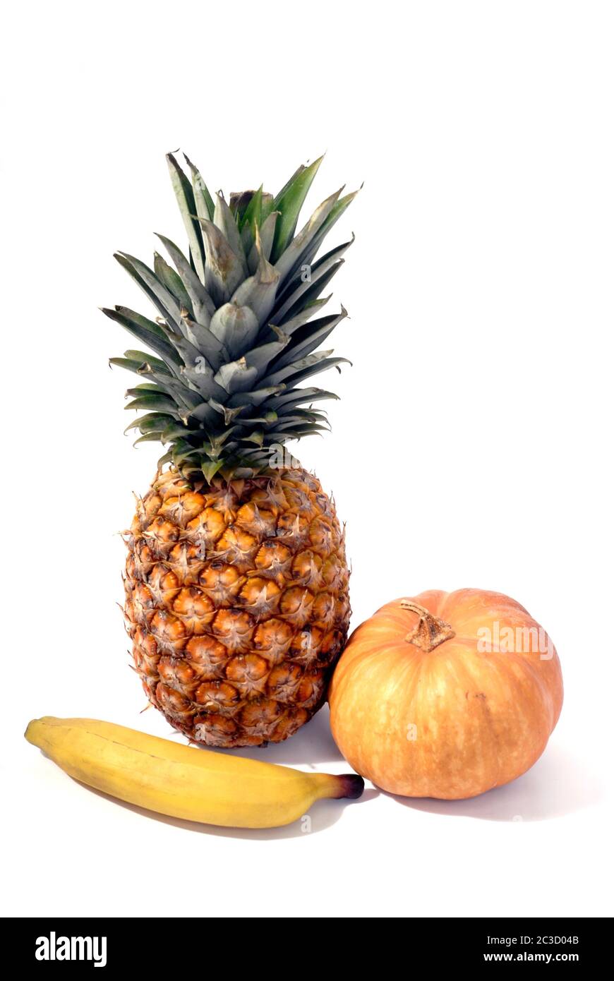 Set of different fruits isolated on white Stock Photo - Alamy