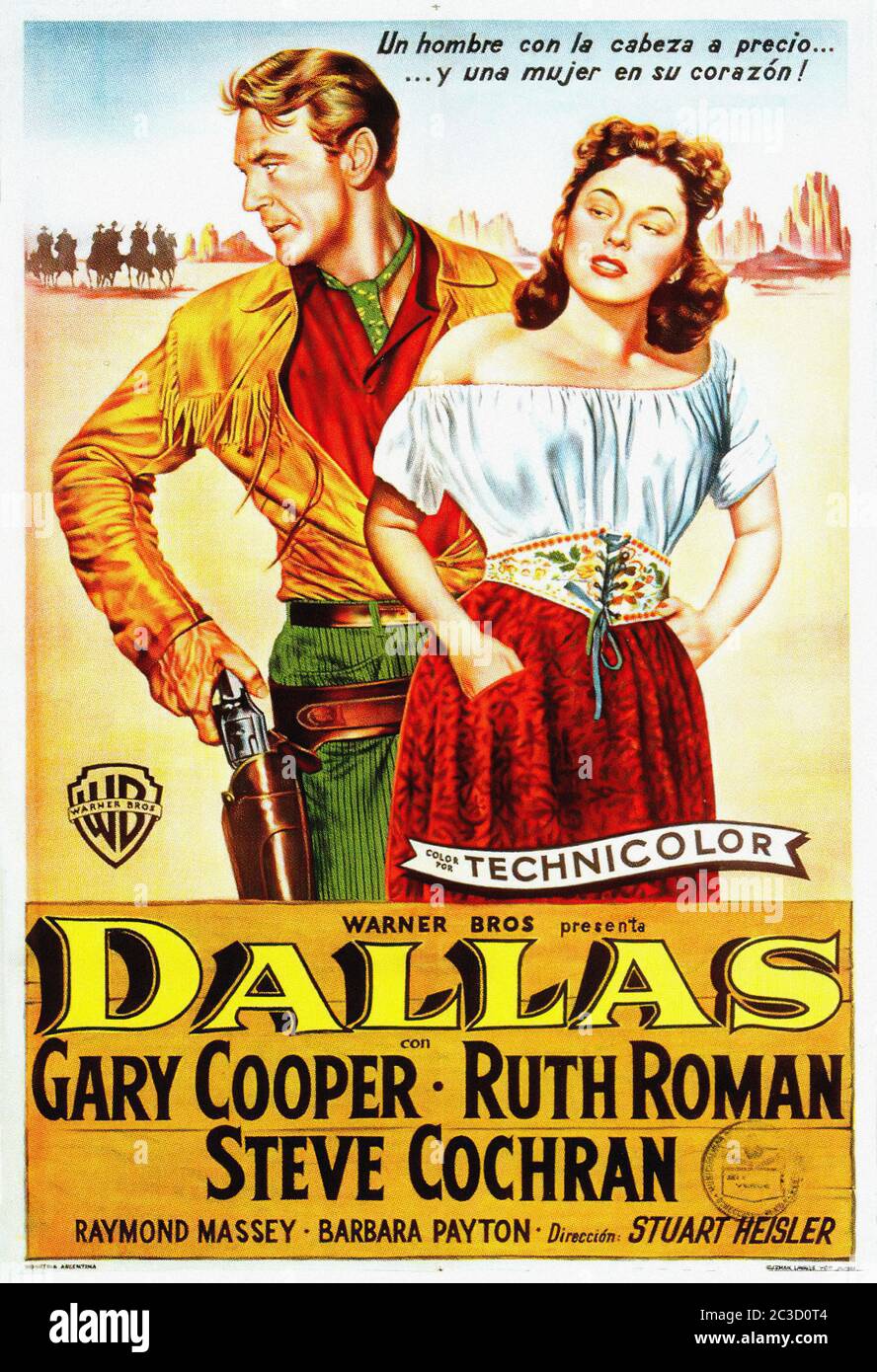 Dallas - Vintage Movie Poster Stock Photo - Alamy