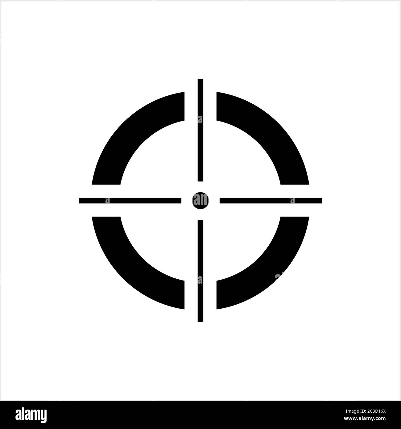 Target Icon, Target Board Vector Art Illustration Stock Vector Image ...
