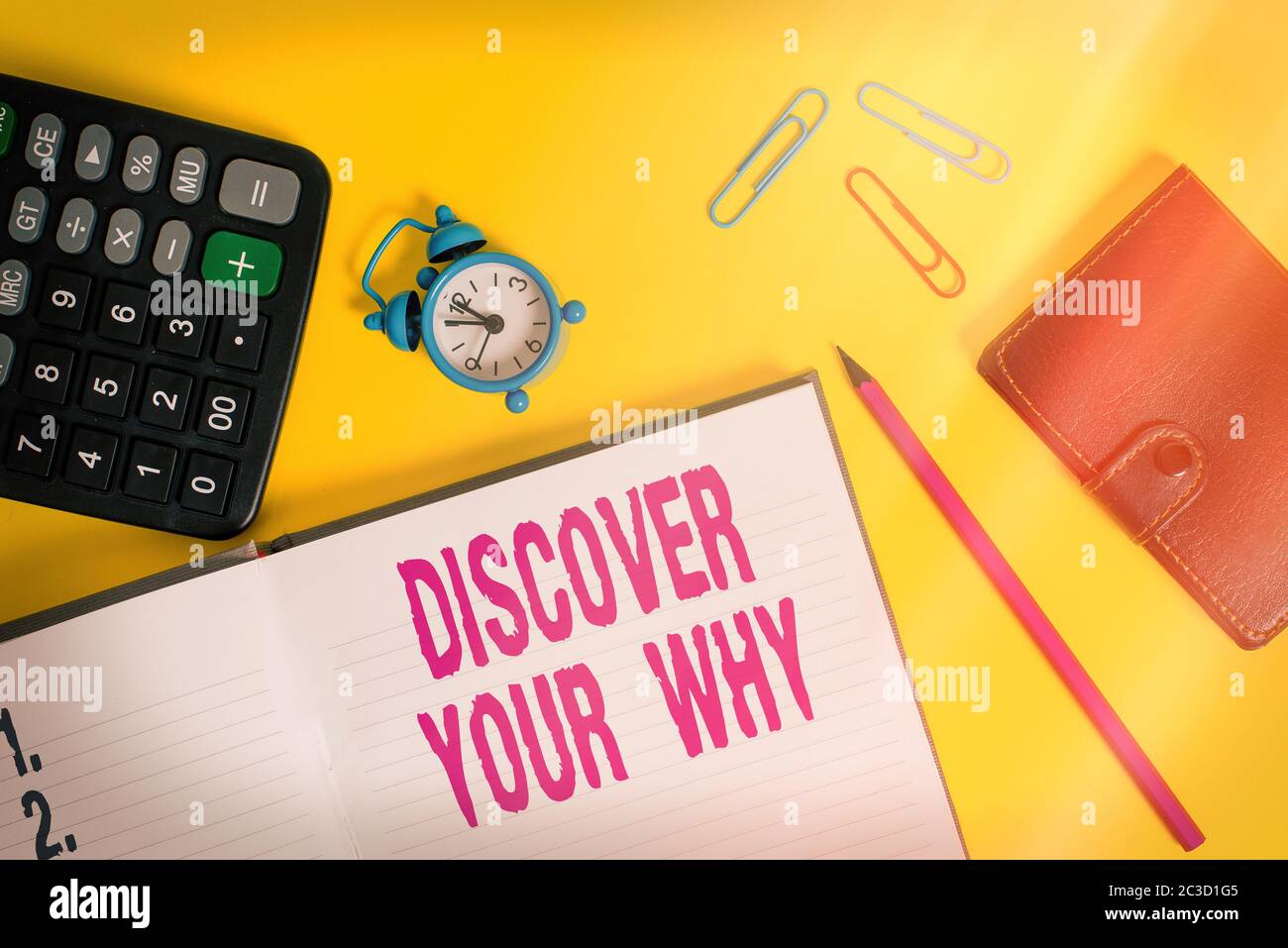 Handwriting text Discover Your Why. Conceptual photo knowing the reason ...