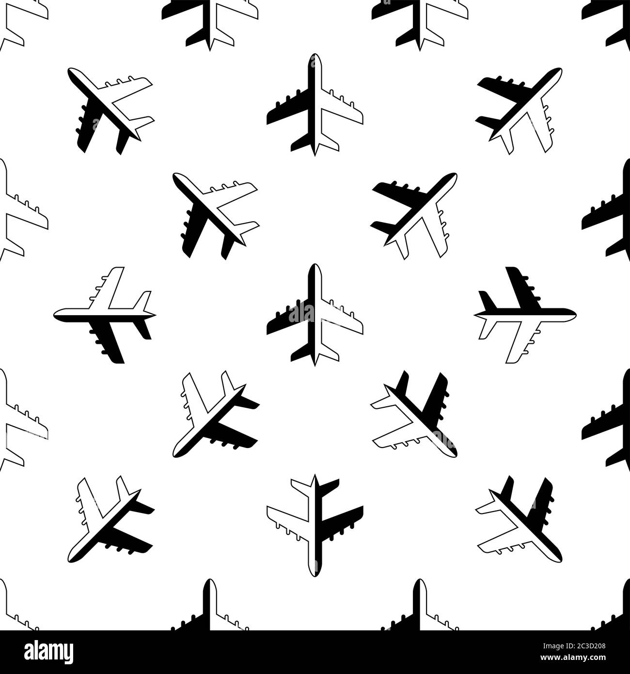 Aircraft tail design Stock Vector Images - Alamy