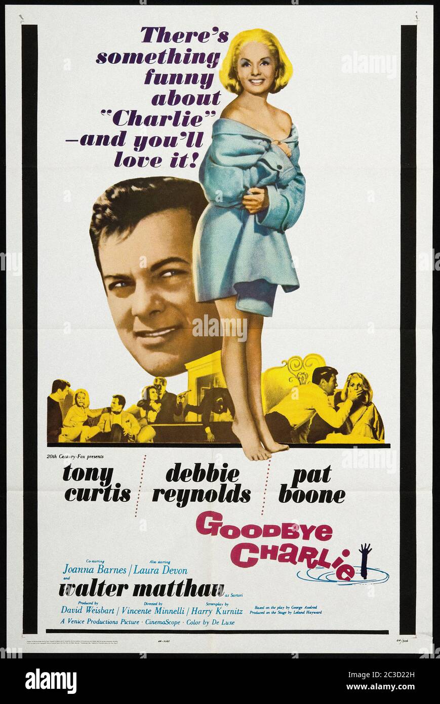 Goodbye Charlie - Vintage Movie Poster Stock Photo - Alamy