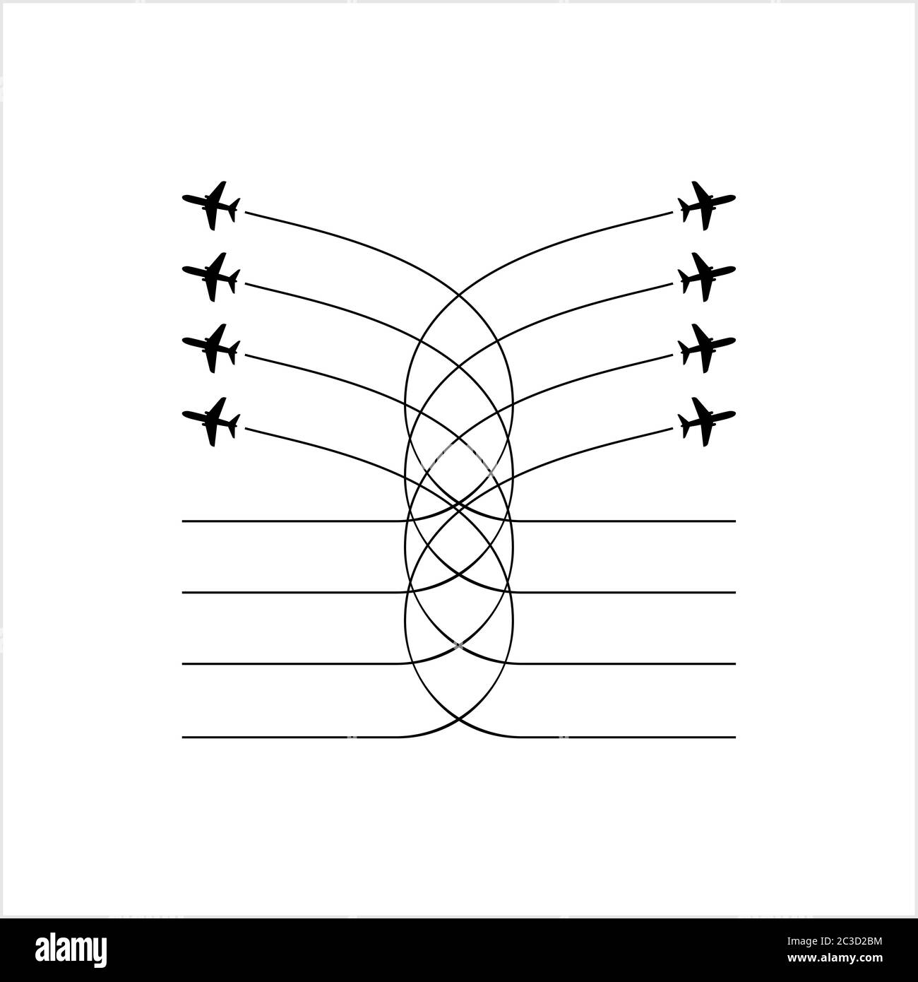 Airplane Flying Formation, Air Show Display, The Disciplined Flight ...