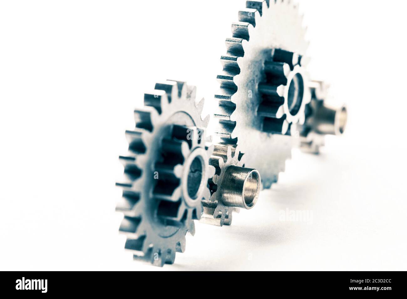 set of metal gears - close up Stock Photo - Alamy