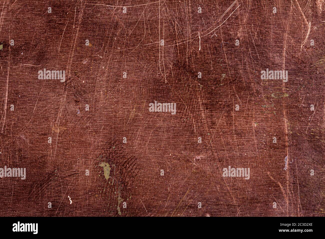 Scratched dirty dusty copper plate texture, old metal background ...