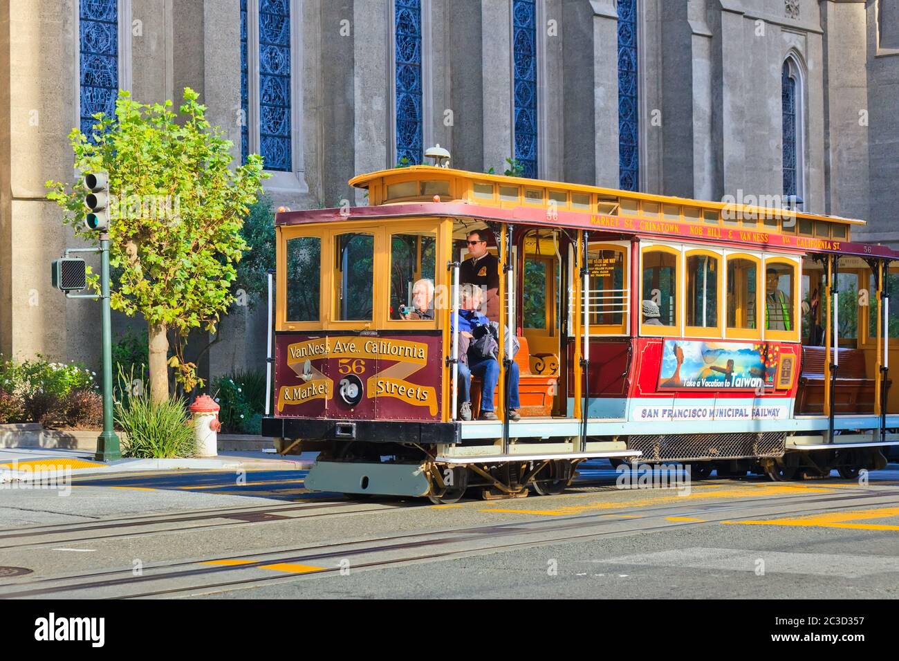 Cable car in San Francisco Stock Photo - Alamy