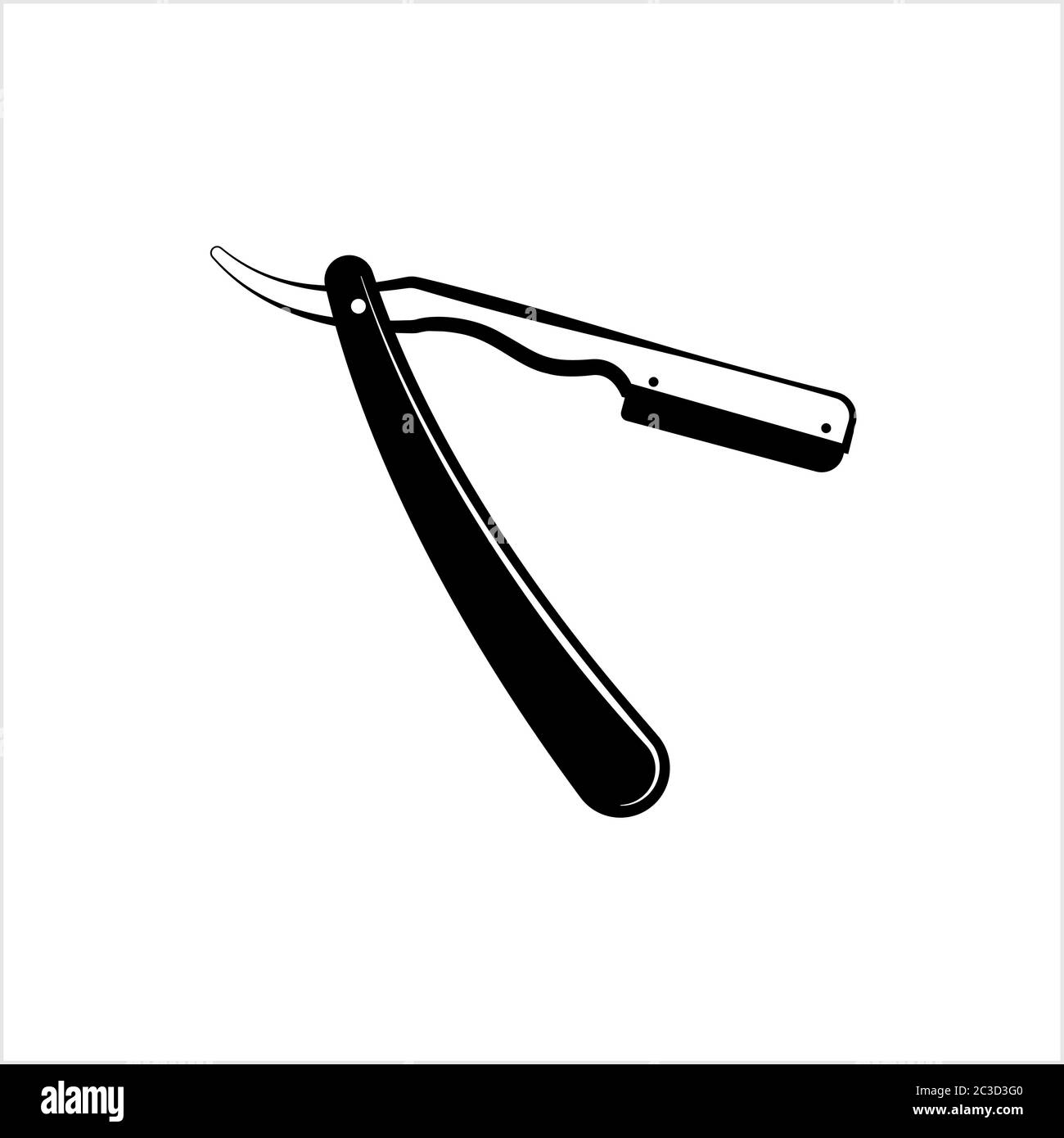 Straight razor vector hi-res stock photography and images - Alamy