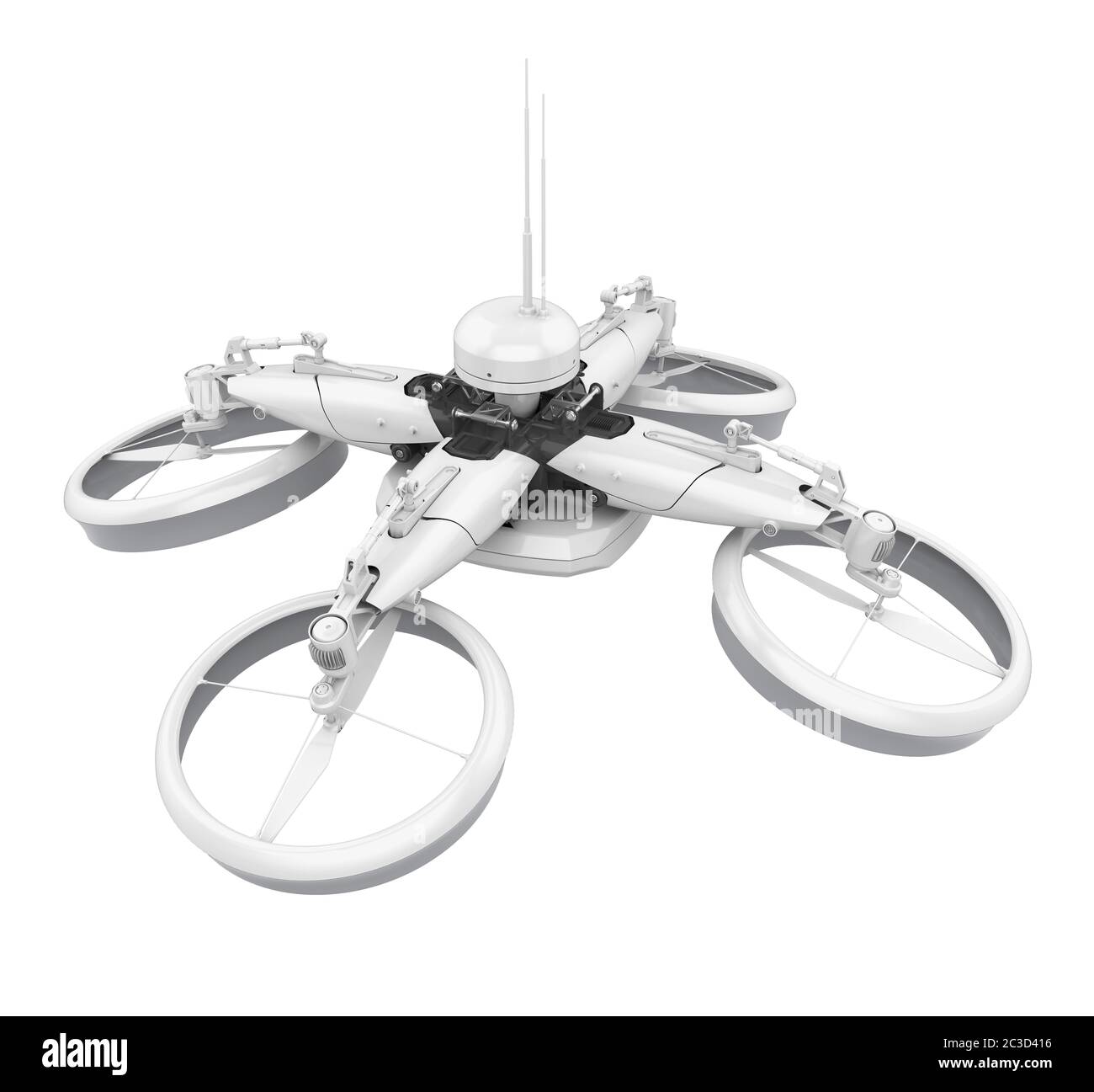 Quadcopter Drone Isolated Stock Photo - Alamy