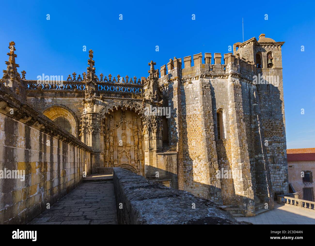 Knights of the Templar (Convents of Christ) castle - Tomar Portugal ...