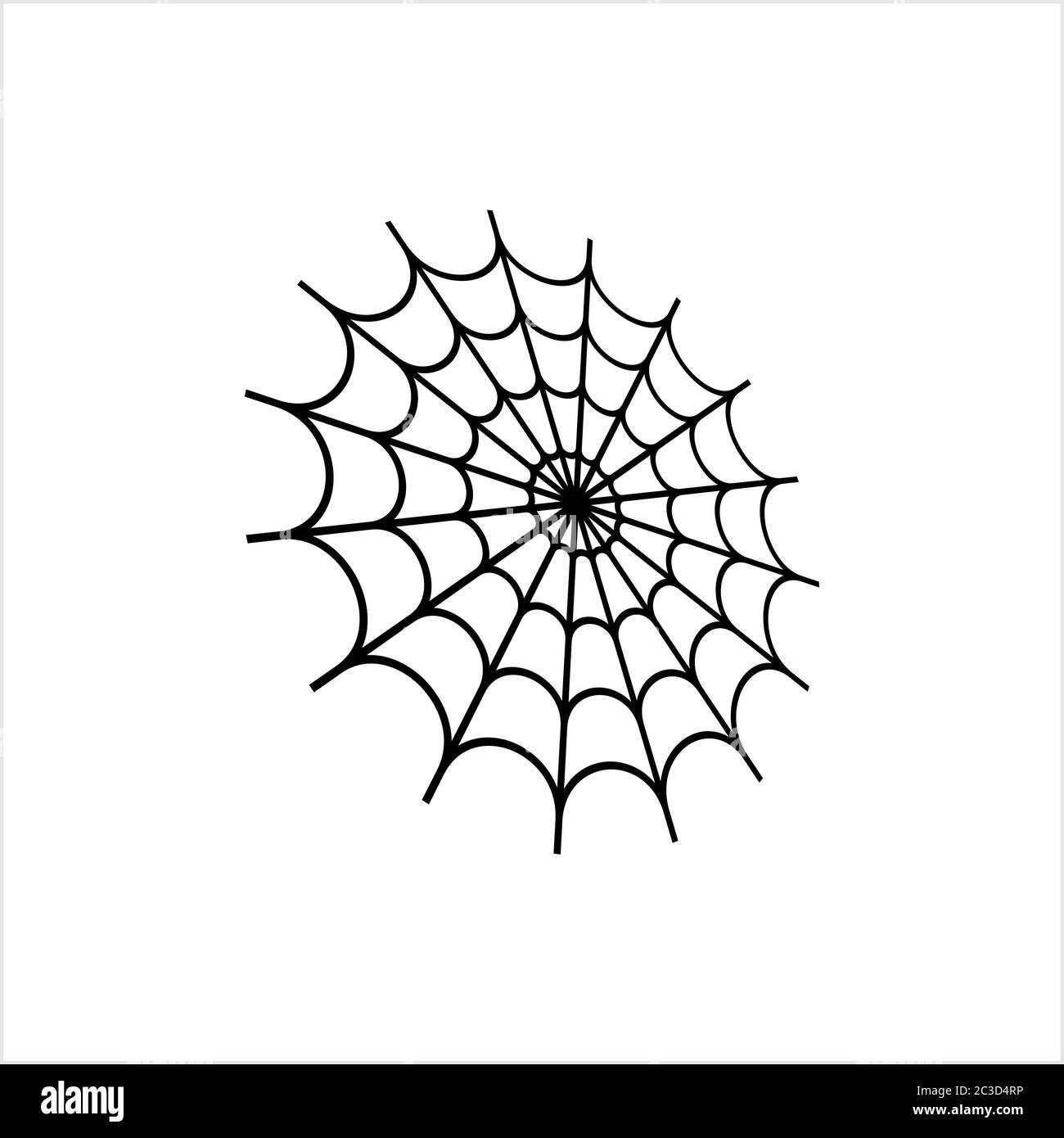 Spider Web Icon Design Vector Art Illustration Stock Vector Image & Art ...