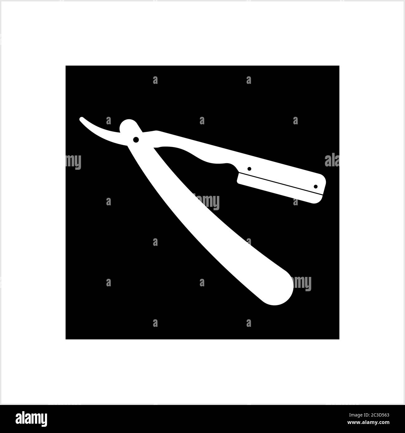 Razor Icon, Razor Vector Art Illustration Stock Vector Image & Art - Alamy