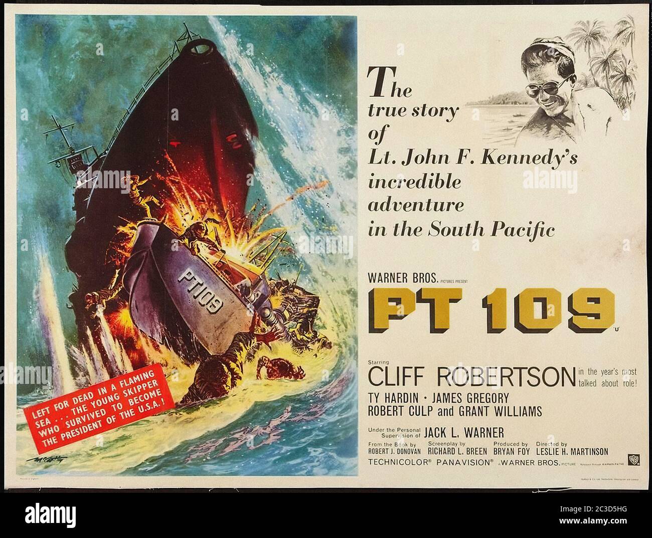 Pt 109 movie poster hi-res stock photography and images - Alamy Pt 109 movie poster hi-res stock photography and images - Alamy