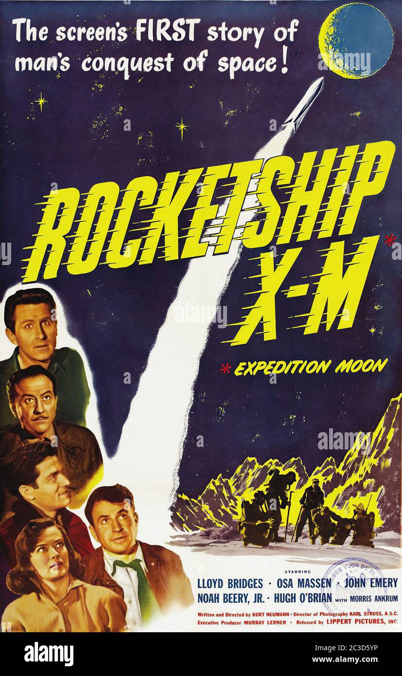 Rocketship X M - Vintage Movie Poster Stock Photo - Alamy