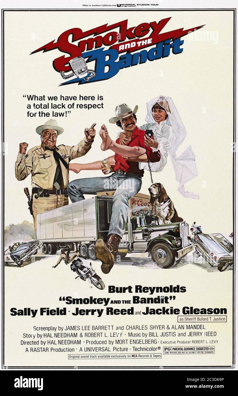 Smokey and the Bandit - Vintage Movie Poster Stock Photo - Alamy
