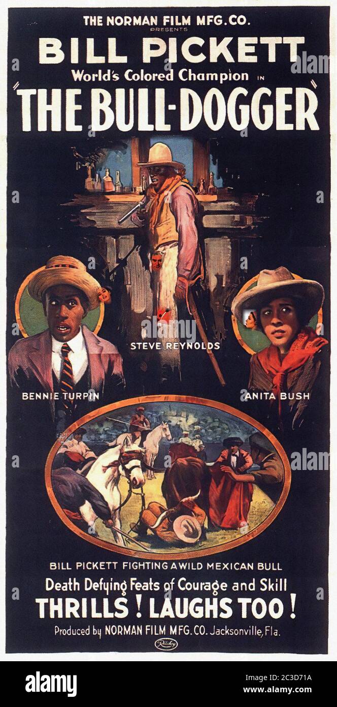 The Bull Dogger - Vintage Movie Poster Stock Photo - Alamy