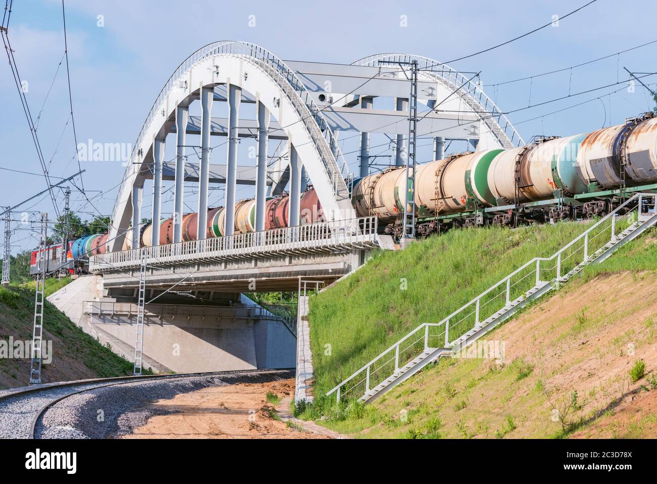 Trans siberian railroad bridge hi-res stock photography and images - Alamy
