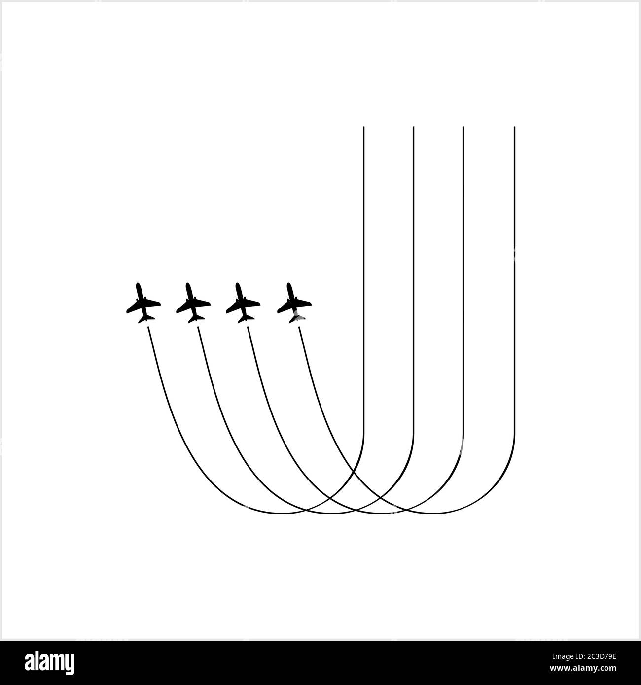 Airplane Flying Formation, Air Show Display, The Disciplined Flight ...