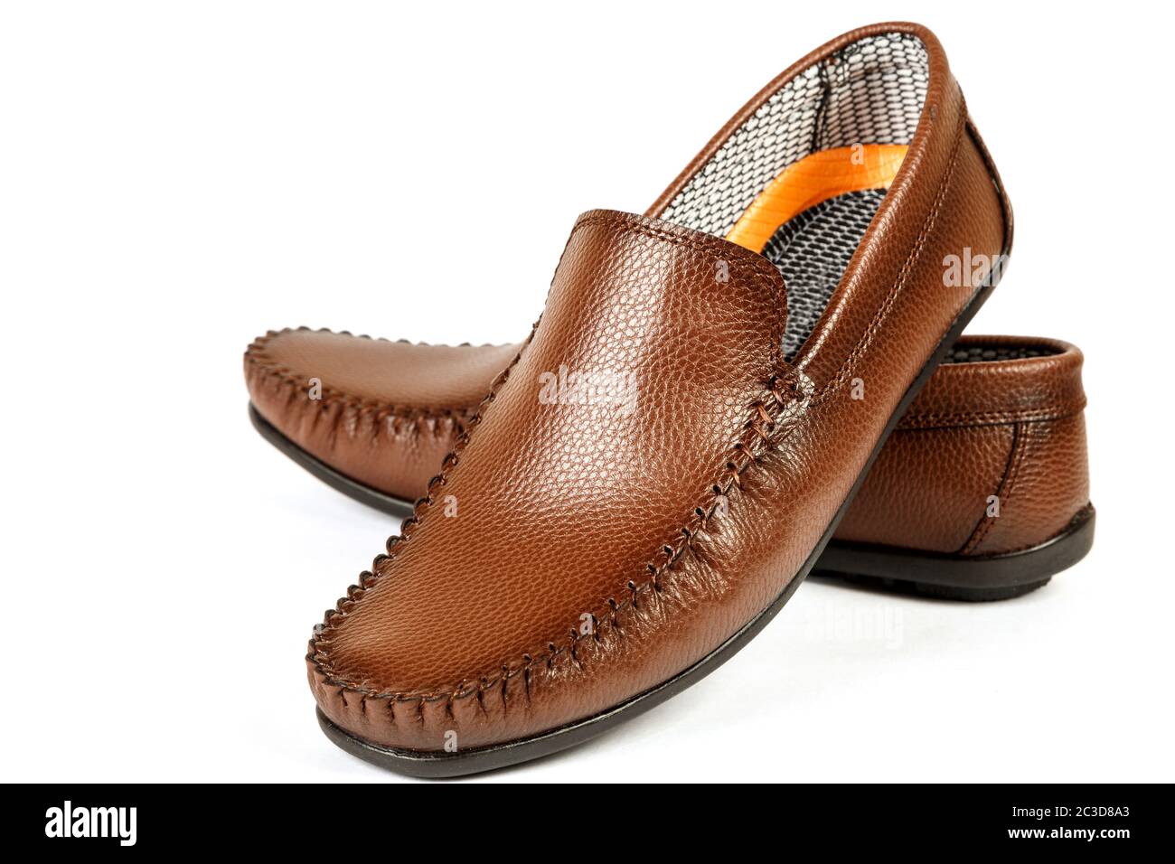 Classic brown leather shoes hi-res stock photography and images - Alamy