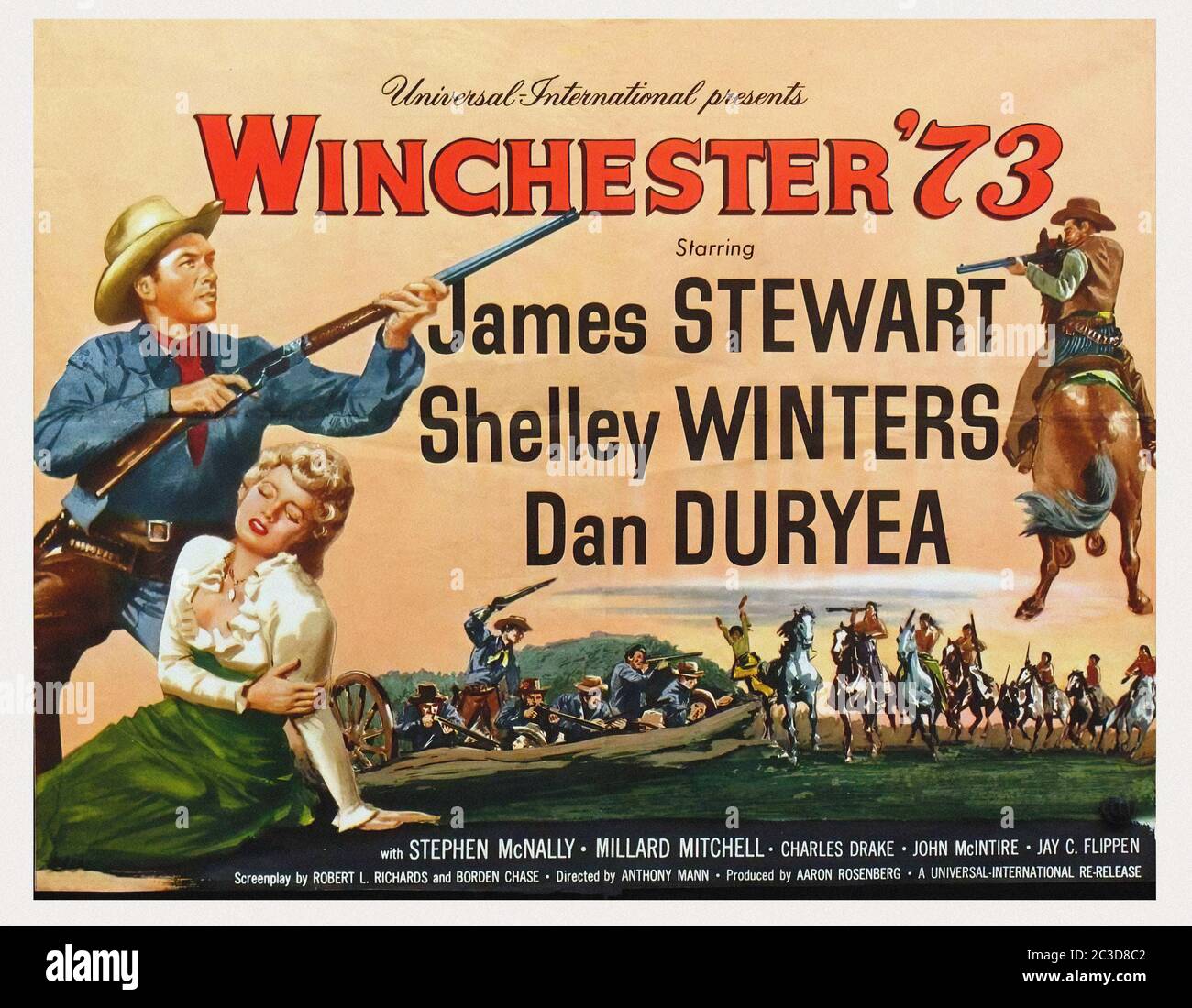 Winchester'73 - Vintage Movie Poster Stock Photo - Alamy