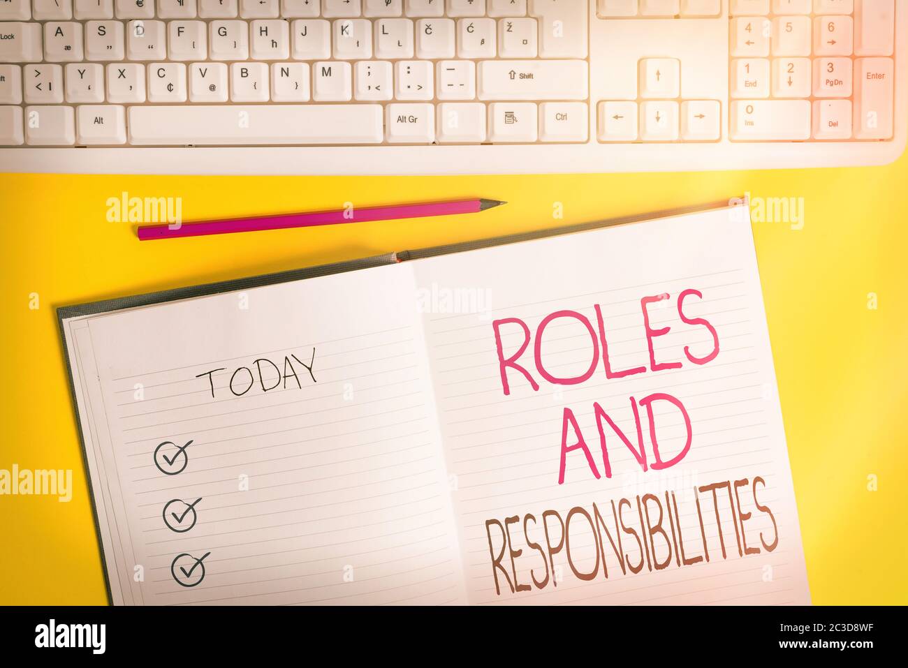 Writing note showing Roles And Responsibilities. Business concept for ... Writing note showing Roles And Responsibilities. Business concept for ...