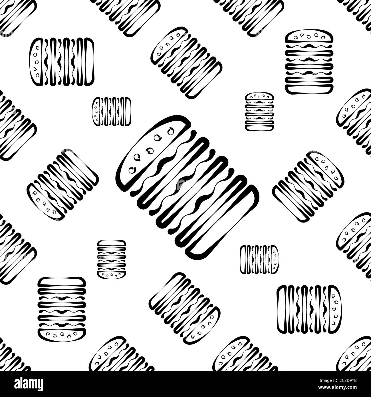 Ready to eat repetition Stock Vector Images - Alamy