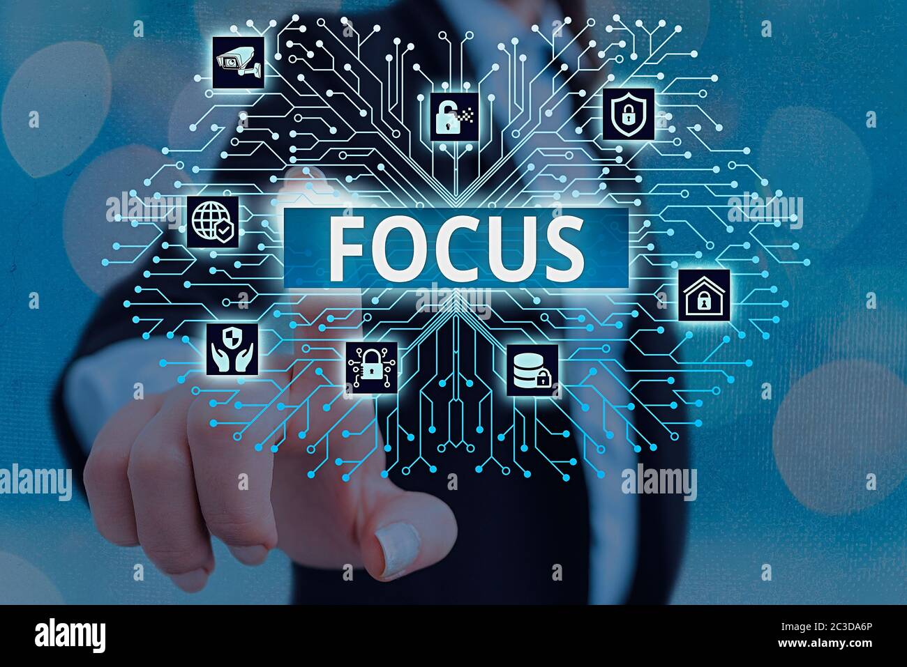 Writing note showing Focus. Business concept for to give attention to ...