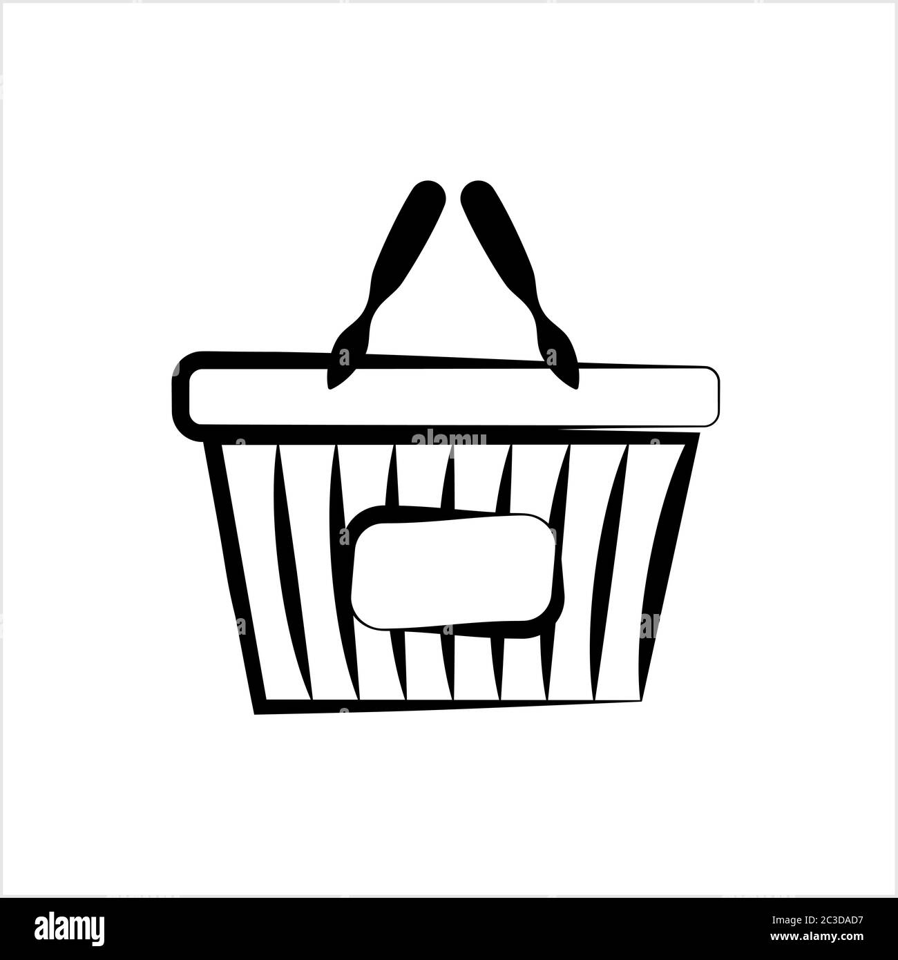 Shopping Basket Icon Vector Art Illustration Stock Vector Image & Art ...